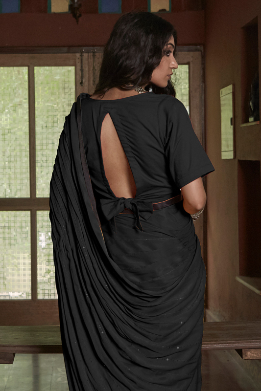 MOSS BACK KNOT BLOUSE Peeli Dori